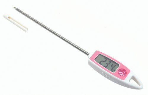 SHINWA Digital Thermometer for Cooking Kitchen Pink Color 72978 | eBay