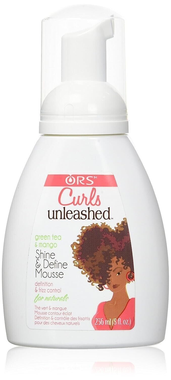 ORS Curls Unleashed Green Tea & Mango Shine & Define Mousse 8 oz | eBay