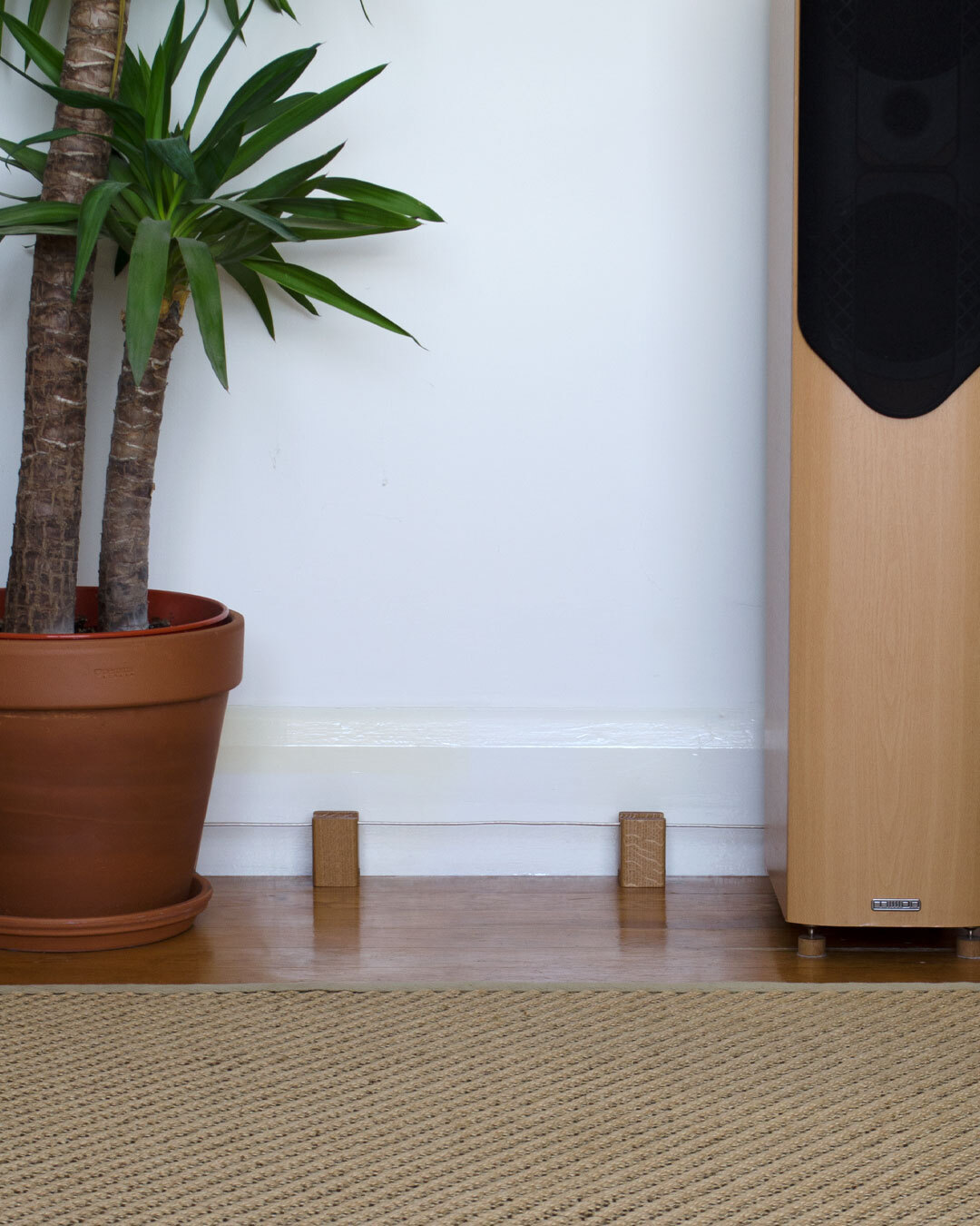 Audiophile Oak Cable Elevators/ Lifters/ Stands - Set of 4 | eBay