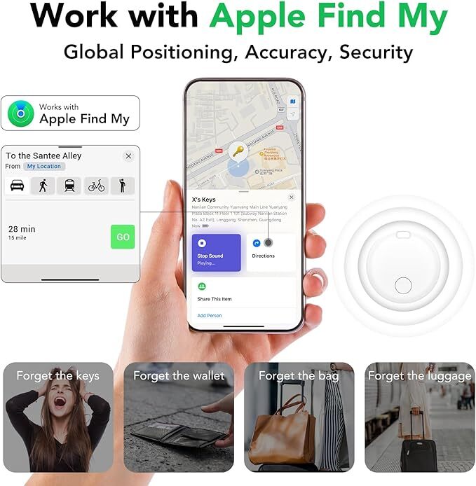 Air tag Tracker for Apple Works with Apple 'Find My App' | eBay UK