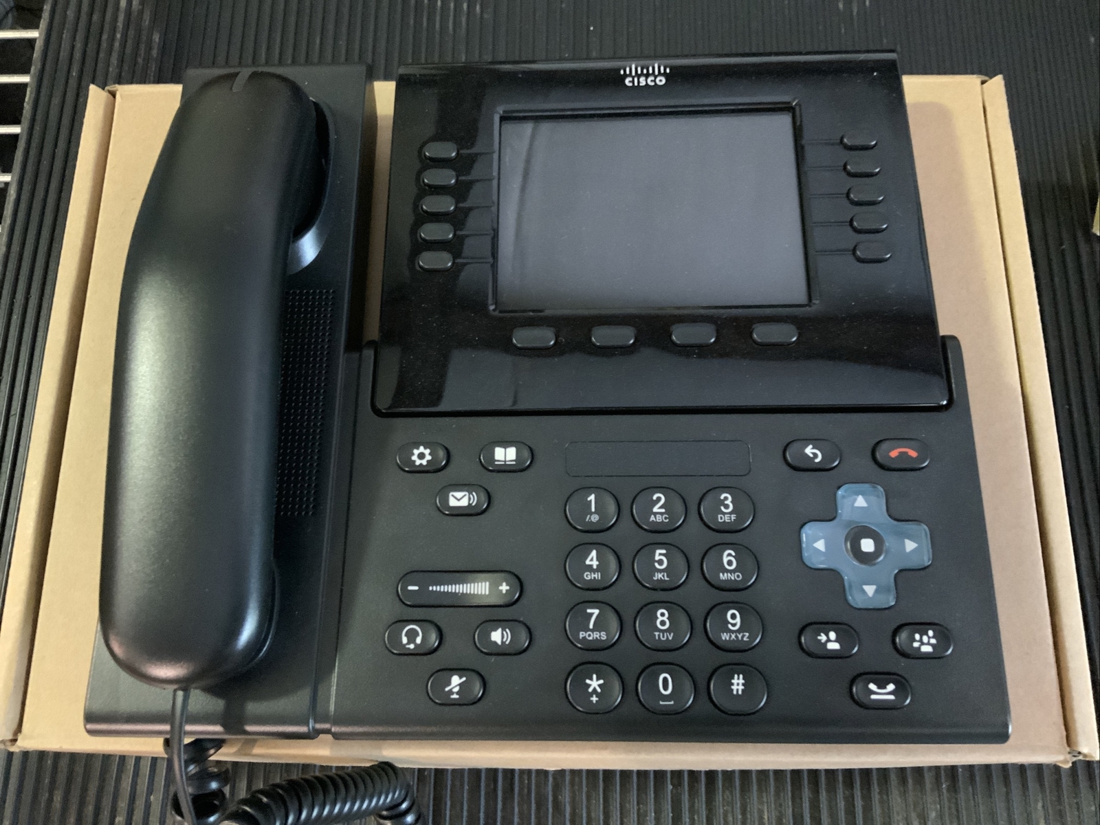 CISCO 8961 CP-8961-CL-K9 Unified IP Phone 8961 VoIP Black w/Handset | eBay