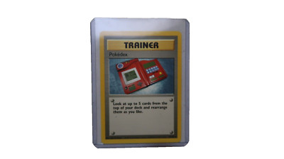 1995 POKEMON POKEDEX TRAINER CARD 87/102 RARE | eBay