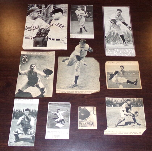 New York Yankees Baseball Newspaper & Magazine Clippings B Vintage | eBay