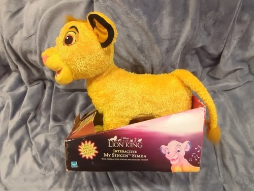 Disney MY SINGIN' SIMBA Talking Singing Animated Lion King Plush 4081 ...