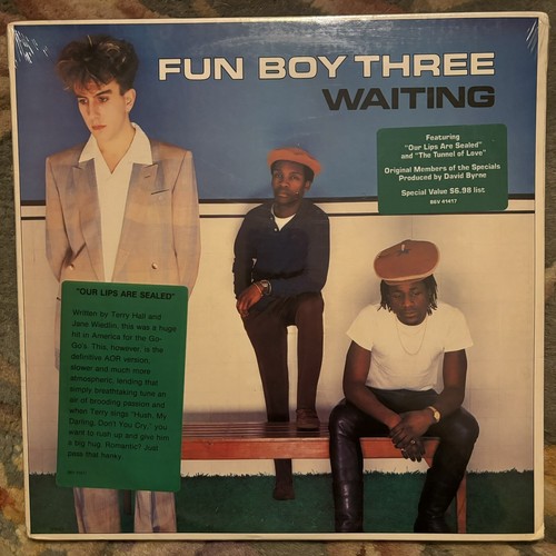 Fun Boy Three: Waiting vinyl LP album Chrysalis 1983 Sealed 44114141716 ...