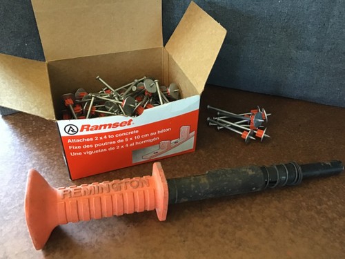 Ramset 3” Low Velocity Powder Fasteners / Remington Powder Actuated ...