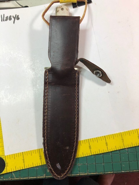 J Russell Stag 6 inch Fixed Blade Hunting Knife With Sheath | eBay