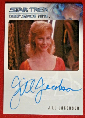 STAR TREK DS9 - JILL JACOBSON, Personally Signed Autograph Card ...