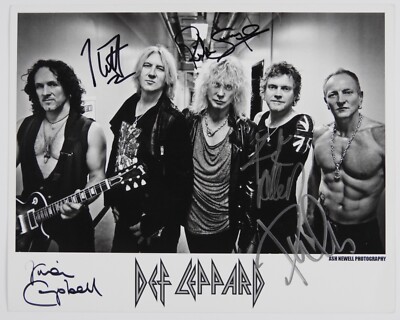 Def Leppard JSA Signed Autograph 8 x 10 Photo Fully Signed Promo | eBay