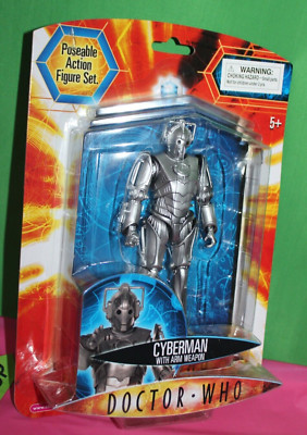 BBC Doctor Who Poseable Action Figure Cyberman Series 2 Toy Set 02374 ...