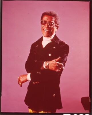 Sammy Davis Jr Rat Pack Smoking Cigarette Photo Shoot Original 4x5 ...