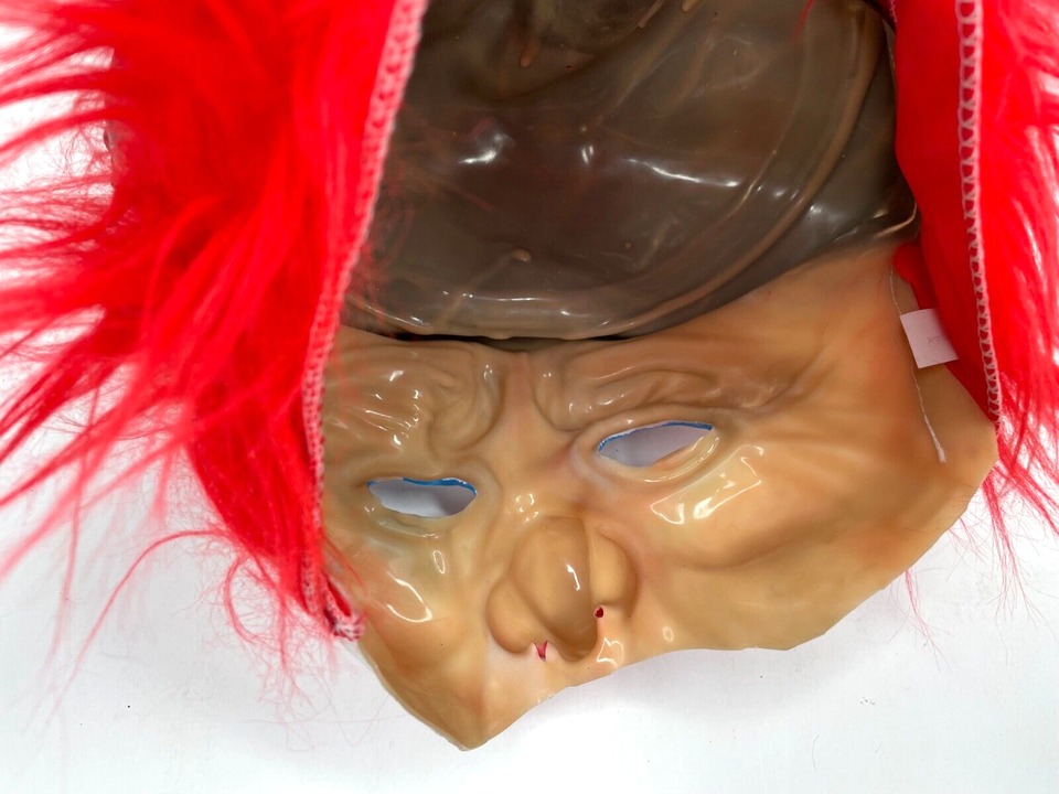 Vintage Ben Cooper Halloween Half Face Mask Hobo Clown Rubber Latex ...