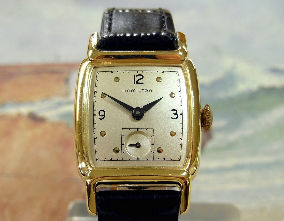 1951 Vintage HAMILTON WARD, Stunning SILVER Dial, Serviced, 1 Year ...