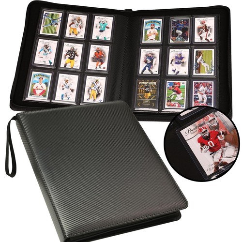 Toploader Binder 9 Pocket - Holds up 324 Toploaders with Sleeves for 3 ...