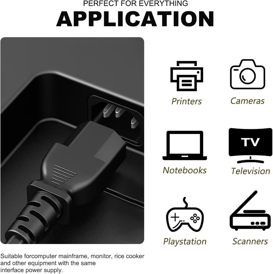 10FT AC Power Cord for ION Block Rocker, ION Pathfinder 2 3 4 280 320 ...