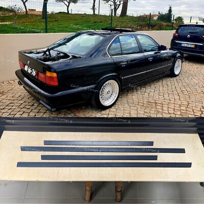 4 pcs custom Lower Mtech door trim weatherstrip kit for BMW E34 + video ...