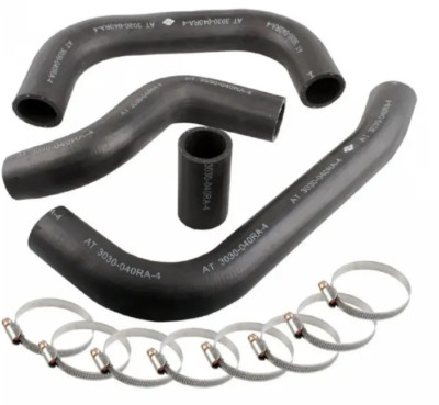 Radiator pipes Moskvich 2140 4pcs with mounting | Tubos de radiador ...