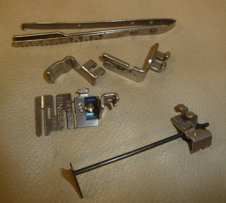Vintage Singer Sewing Machine Attachments Lot 35932 | eBay