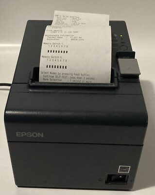 Epson TM-T20II Thermal POS Receipt Printer Model M267D (062)- No ...