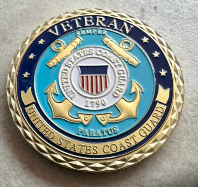 United States Coast Guard Veteran USCG Coin | eBay