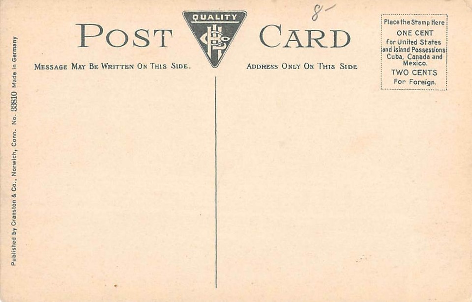 YANTIC, CT ~ WOOLEN MILL, CRANSTON & CO. PUB #33810 ~ c. 1907-1914 | eBay