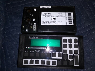 Luminator Operator Display and Keyboard #510496001 **NEW** | eBay