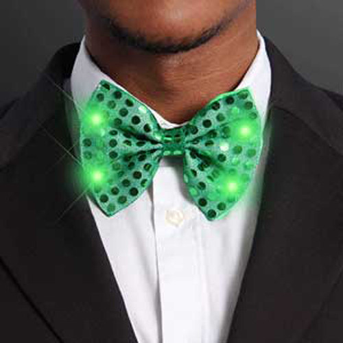 Light Up LED Flashing Blinking Bow Ties -Choose Your Color Bowtie! FREE ...