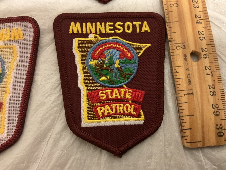 Minnesota State Patrol Hat Size collectable Patch 6 total all new | eBay