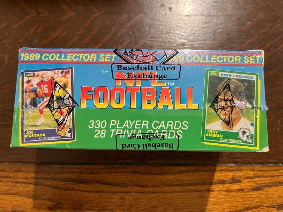1989 Score Football Sealed Set BBCE Sealed and Authenticated - MINT | eBay