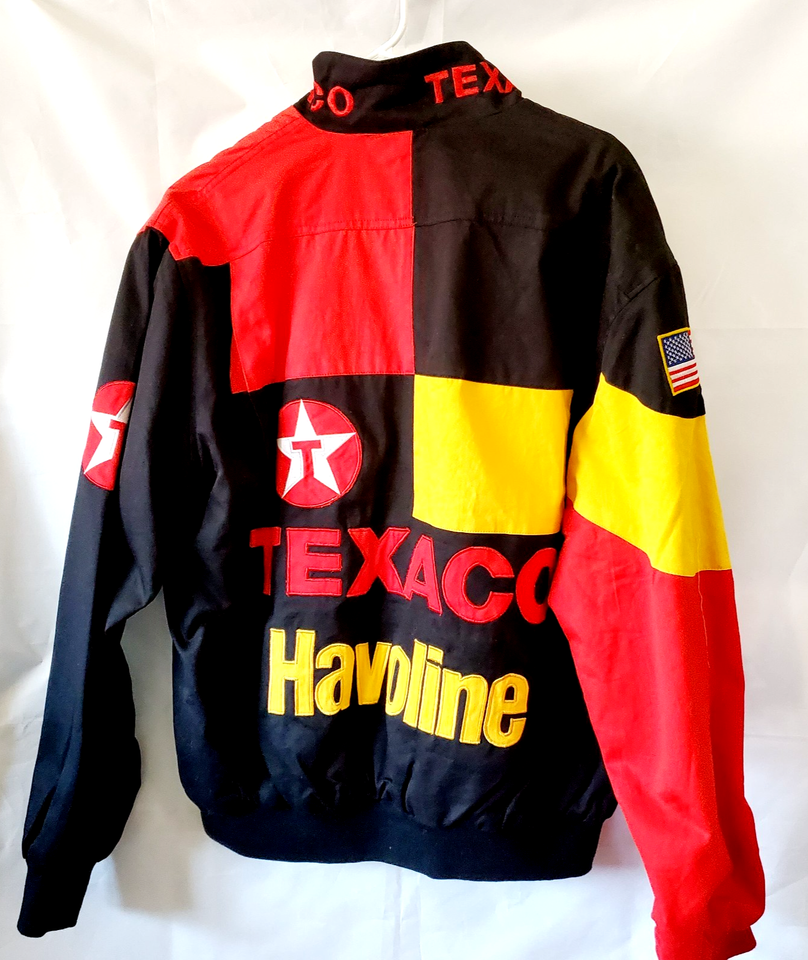 Nascar Davey Allison Jacket/ Coat Texaco Havoline Size Medium Black/Red ...
