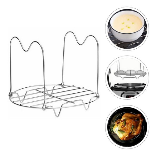 Steaming Rack Stand Food Steaming Strainer Folding Steam Rack with ...