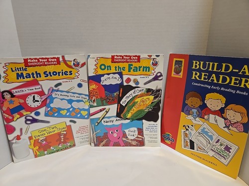 Lot Of 2 Make Your Own Emergent Readers. 1 Build A Reader Books | eBay
