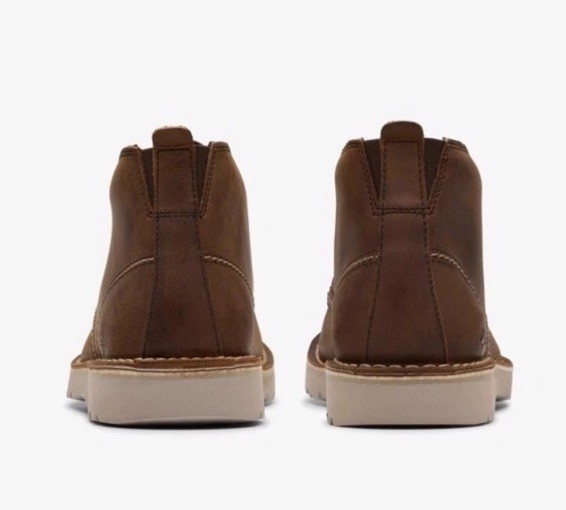 Clarks EASTRIDGE MID MEN’S CHUKKA Beeswax Leather Boots UK SIZE 8 G EUR ...