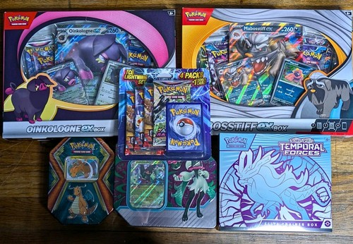 Sealed Pokemon Card Lot - Factory Sealed New - ETB - Tins - Boxes ...