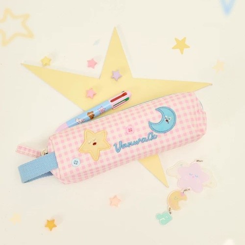 Stylish Grid Large Capacity Pencil Holder With Portable Design For ...