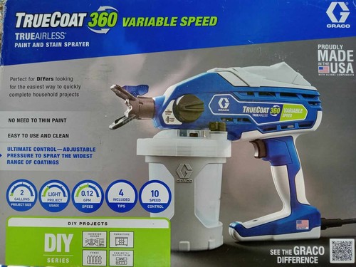 *NEW* Graco TrueCoat 360 Variable Speed Handheld Airless Paint Sprayer ...