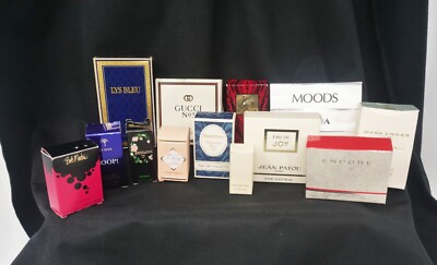 Vintage Perfume Empty Box Lot of 14 Different | eBay