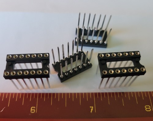 IC SOCKET, 14 PIN DIP SOCKET, WIRE WRAP, Screw Machine, Tin, 4 Pcs ~ NEW ~ | eBay