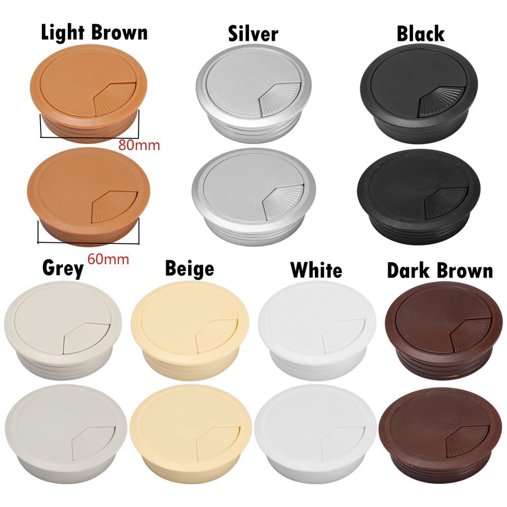 Buckle Line Desk Table Cable Fastener Computer Grommet Wire Hole Cover ...