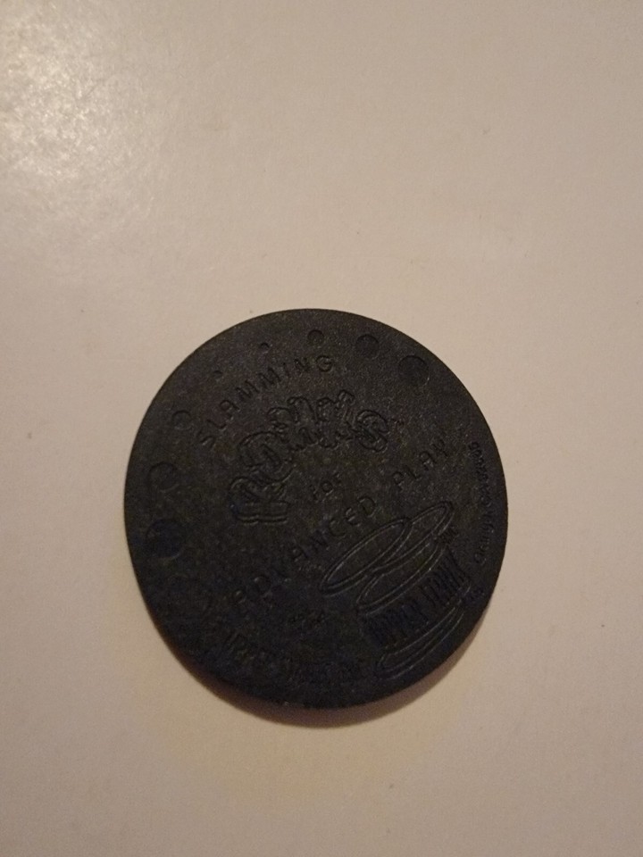 Vintage Pog Pogs Slammer Plastic Black 90s Multicolor Lucky 8 Ball | eBay