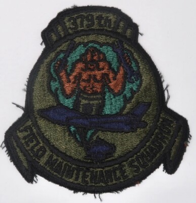 Military Patch 379th Field Maintenance Squadron Subdued Vintage 4” | eBay