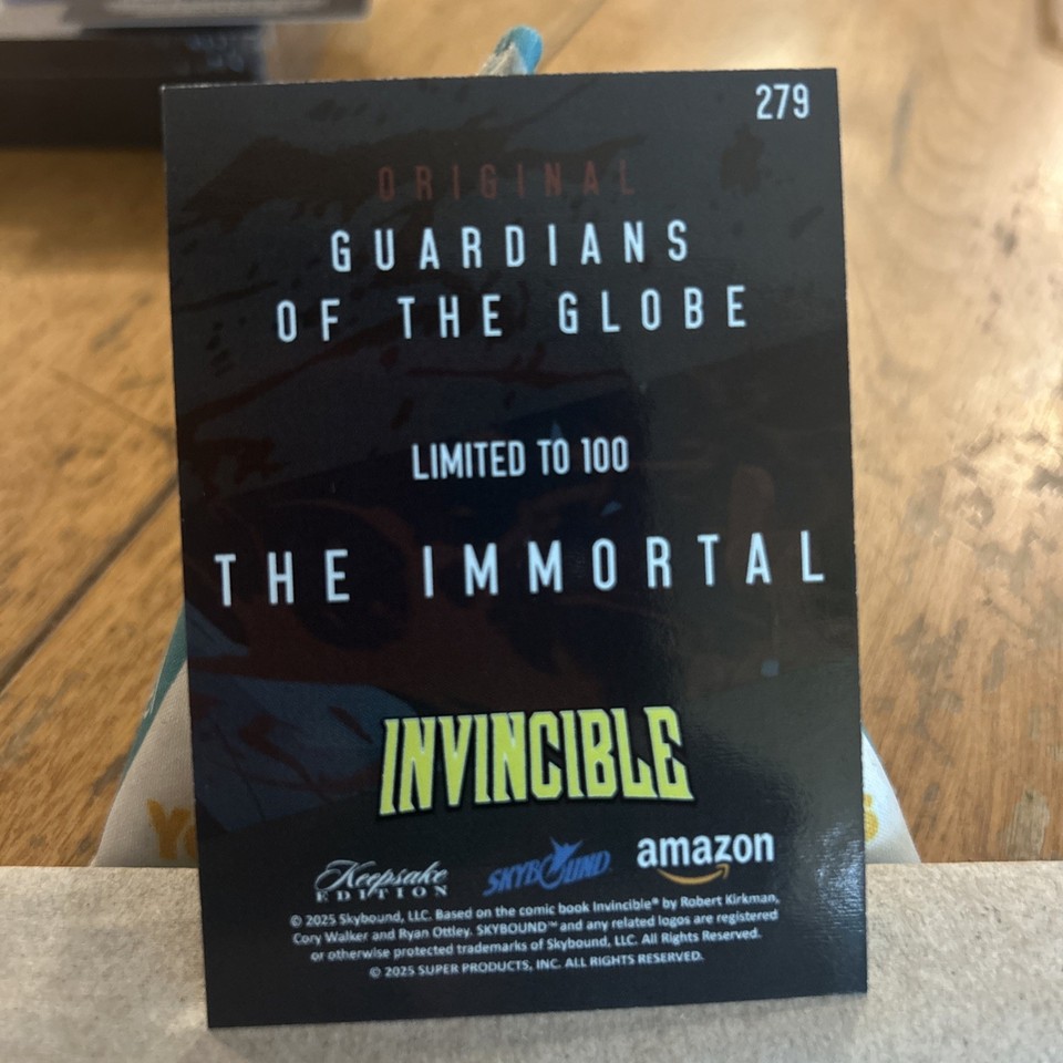 Invincible Keepsake IMMORTAL Blood Splatter SDCC 2025 EXC LE 100 Mint ...