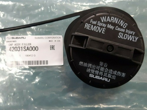 GENUINE OEM 42031SA000 FUEL FILLER CAP & STRAP FOR SUBARU IMPREZA WRX ...