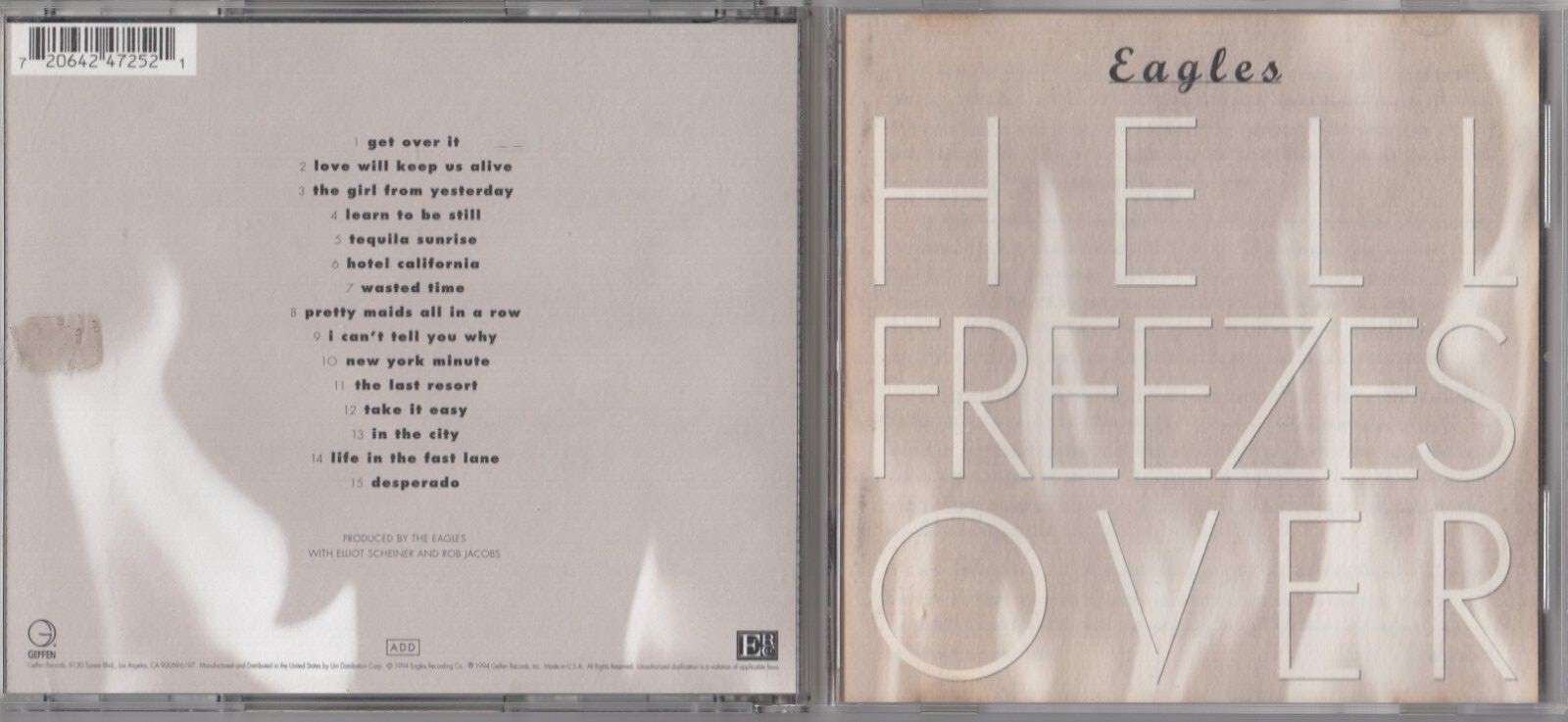 Eagles - Hell Freezes Over (CD, Nov-1994, Geffen) GEFD-24725 ROCK | eBay