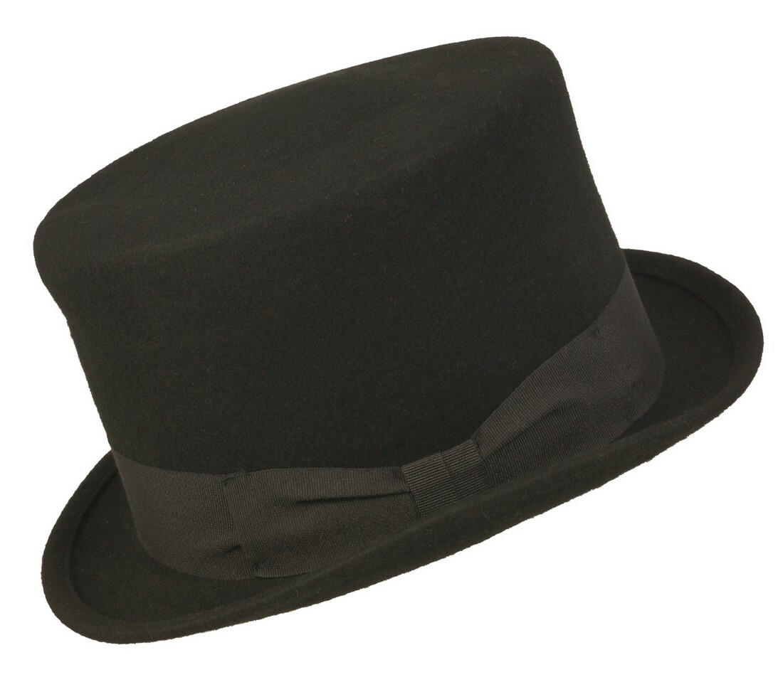 Zylinder Hut 100% Wolle - Herrenhut Filzhut Anlasshut Hochzeitshut ...