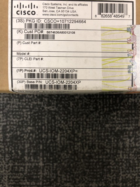 Cisco Ucs-iom-2204xp UCS 2204xp Fabric Extender Expansion Module 4 ...