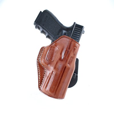 Leather OWB Paddle Holster Open Top, Canik TP9 SA Mod2 9mm 4.47",TP40 4 ...
