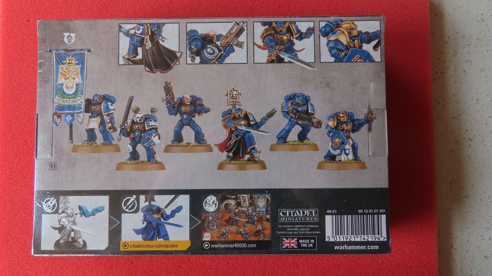 Games Workshop Warhammer 40k Space Marines Company Command Squad New ...