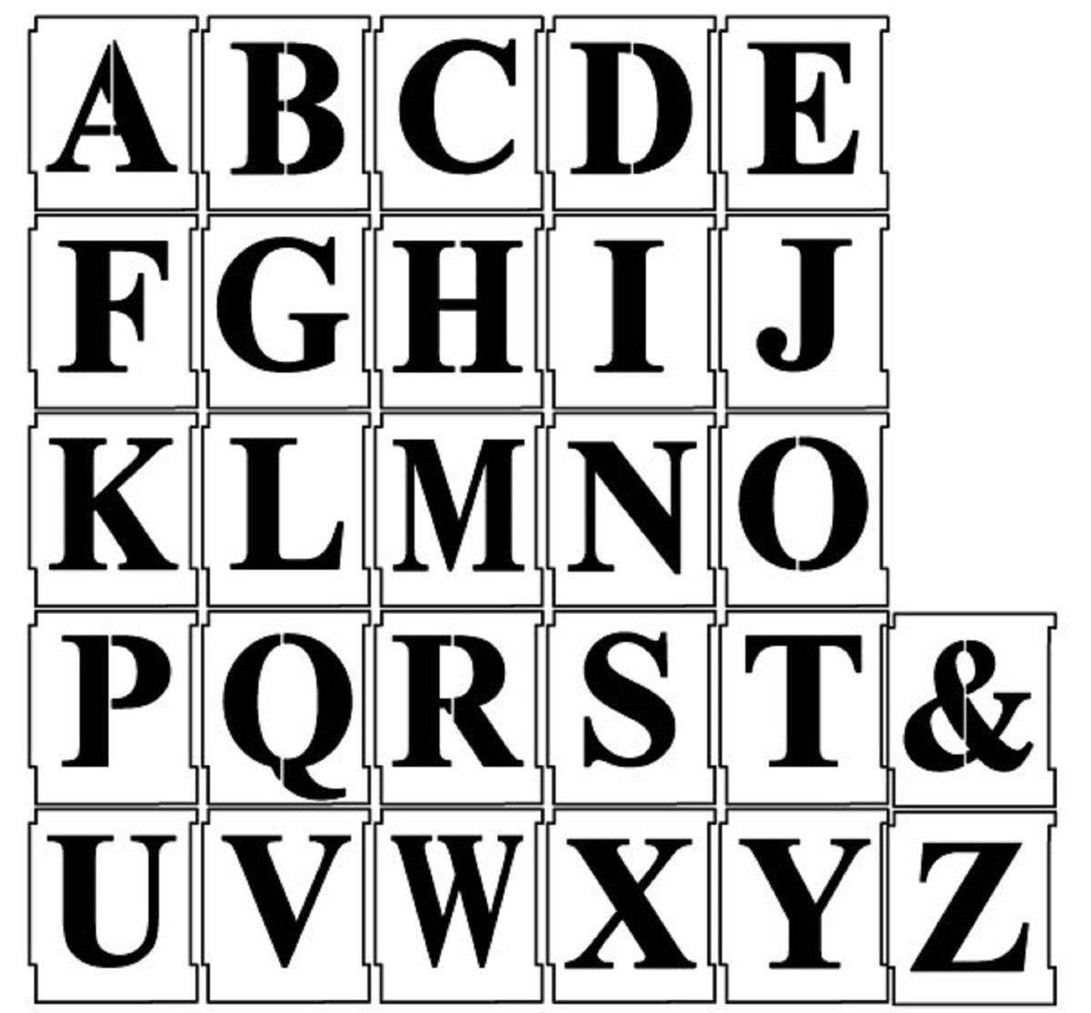 Roman Alphabet A Z
