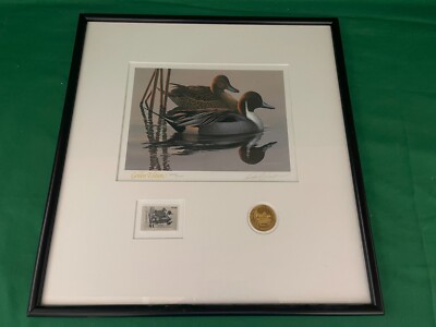 1983 RW50 Federal Duck Stamp Print - Pintails - by Phil Scholer ...